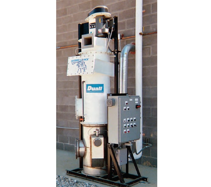 Hydro-Lance Wet Scrubber for Particulate Control